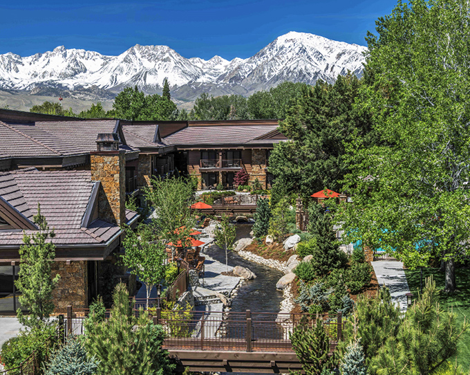 Wayfinder's creekside setting combines luxury with nature, like someone built a resort around the best camping spot in the valley.