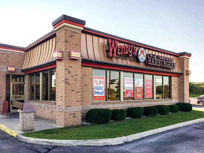 Even Wendy's feels more hometown than chain in Napoleon, where fast food becomes part of the community fabric rather than just another roadside stop.
