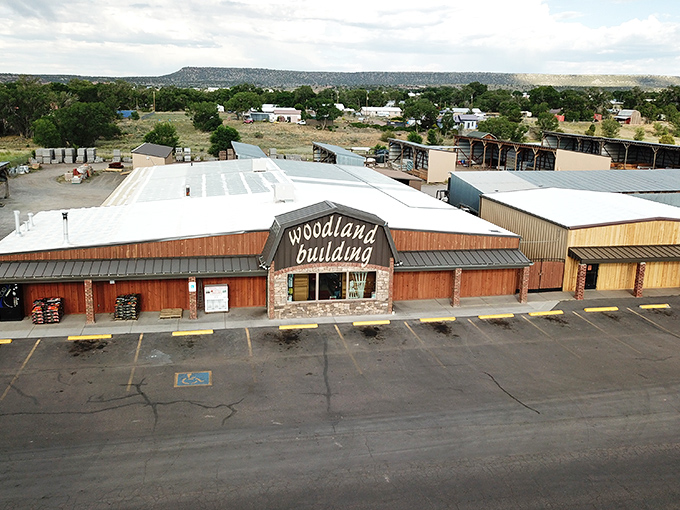 Woodland Building Center stands ready to supply mountain cabin dreams, where weekend warriors and serious contractors alike find their building inspiration.