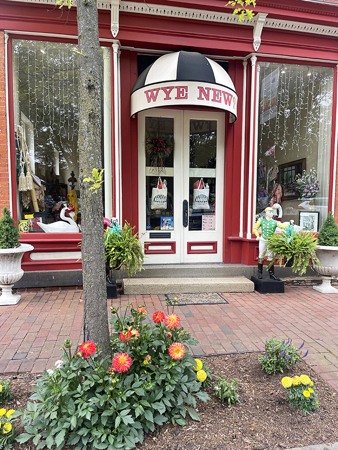 Wye New's whimsical storefront and vibrant flowers create the kind of shopping invitation that's impossible to decline&mdash;retail therapy at its most charming.