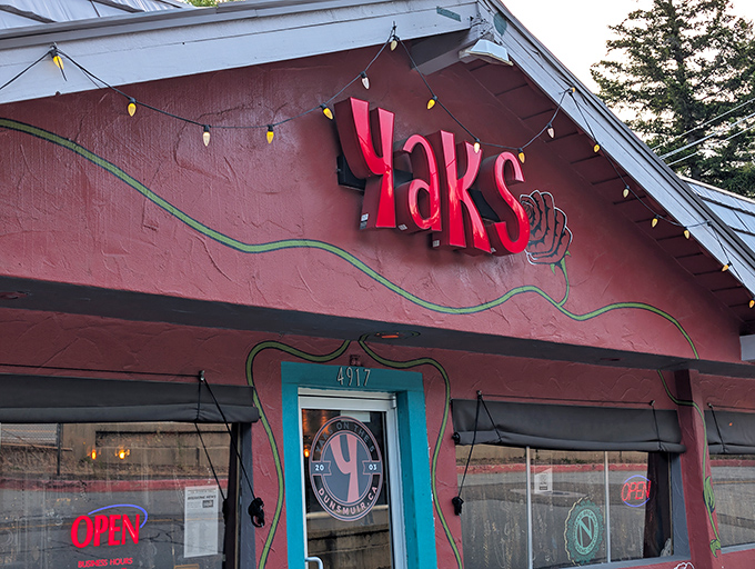 YAKS serves up mountain comfort with festive flair, proving good food doesn't require a second mortgage or a reservation made months in advance.