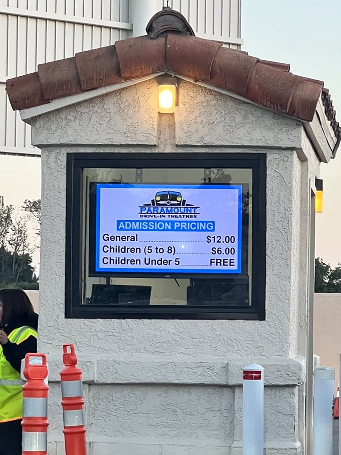 Admission prices that feel like a time machine to a more affordable era of entertainment.