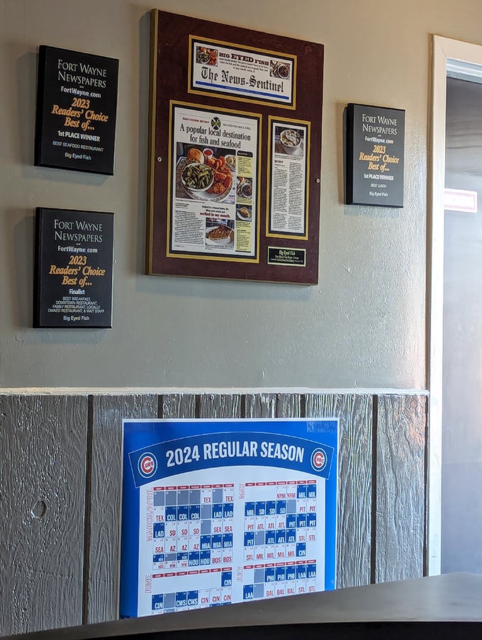 Recognition from Fort Wayne newspapers proves what regulars already know &ndash; this place serves award-winning fish worth celebrating proudly.