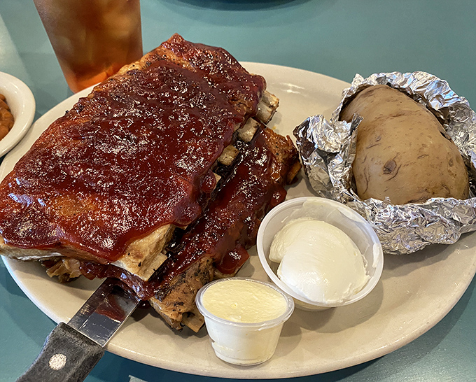 Ribs that require commitment&mdash;the kind where you know you'll need extra napkins and possibly a shirt change, but you dive in anyway.
