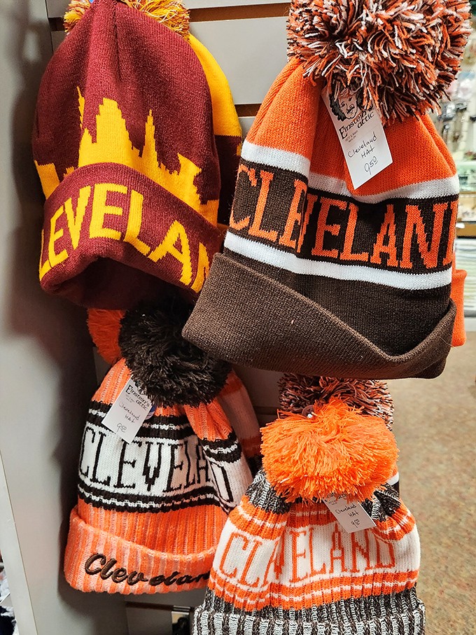Cleveland pride hangs in abundance&mdash;because in Ohio, sporting your city's colors isn't just fashion, it's practically a constitutional requirement.