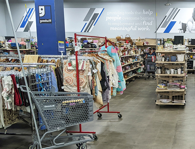 Home goods galore! From pillowcases to picture frames, this aisle transforms empty apartments into actual homes for pennies.