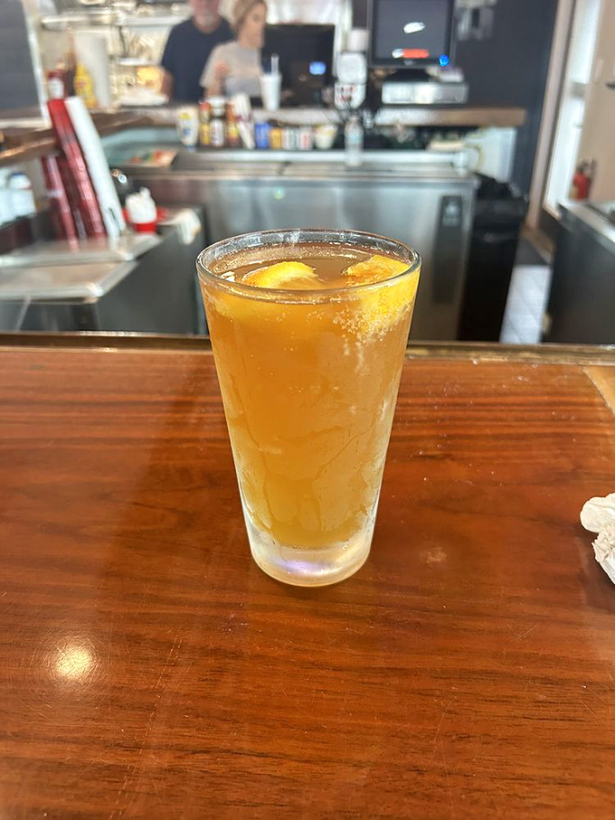Sweet tea in Florida hits different &ndash; especially when served in a glass sweating almost as much as you are after a day at the beach.