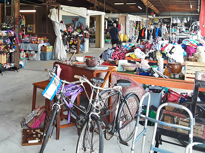 Bicycle bargains and vintage finds. That purple kid's bike might just be the start of someone's Tour de Neighborhood championship.