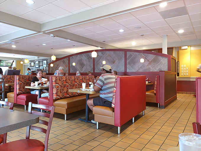 Red booths that have cradled countless conversations, celebrations, and food comas&mdash;the silent witnesses to Rock Hill's daily life and appetite.