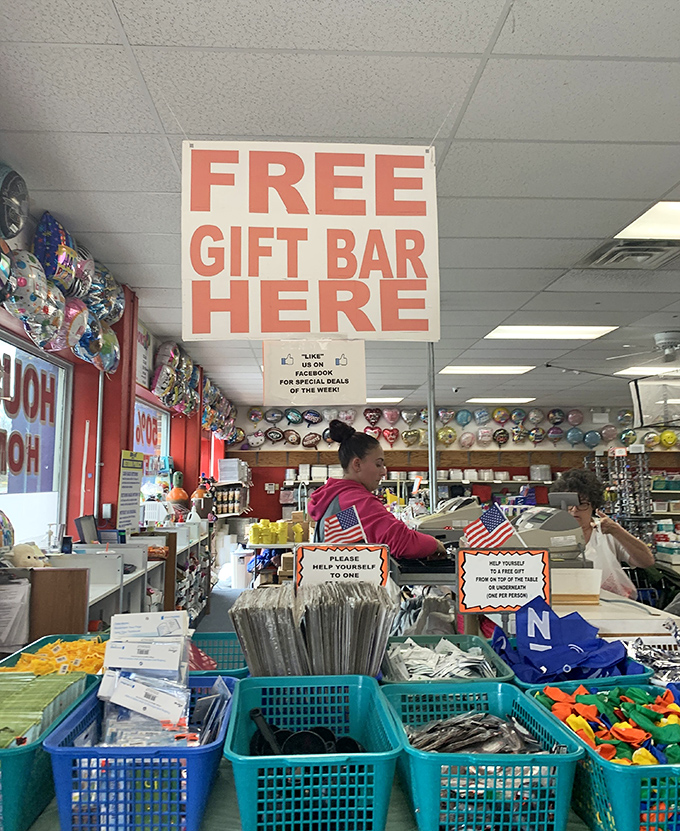 The "Free Gift Bar" isn't just a clever name &ndash; it's a promise. Small treasures await loyal shoppers, proving good things really do come in small packages.