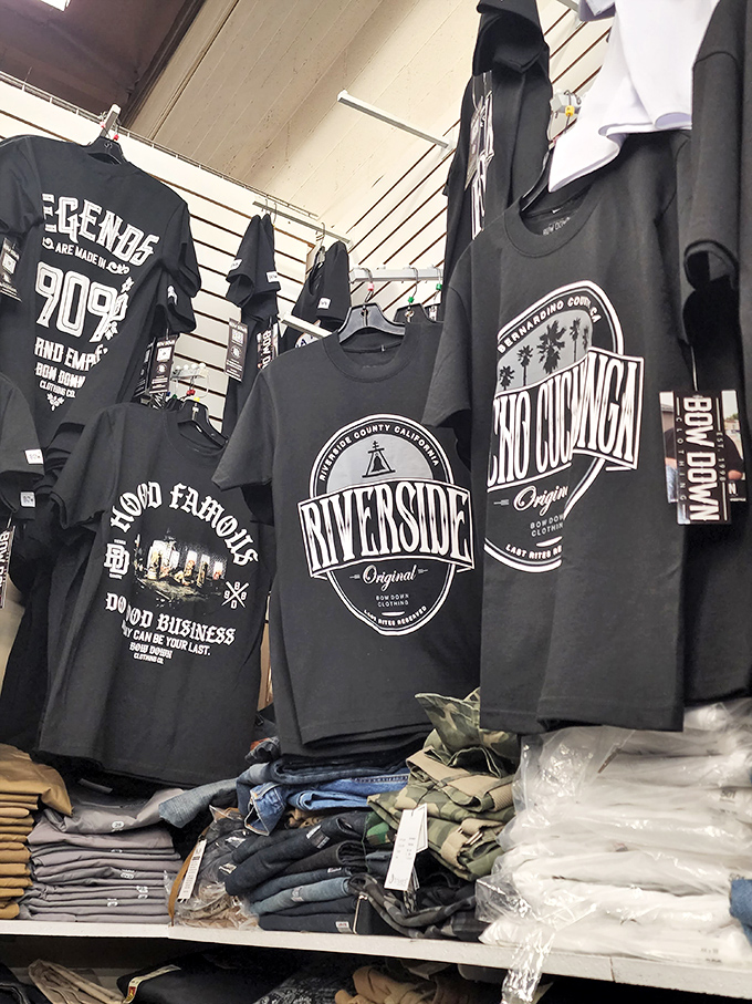 Local pride on full display with these Inland Empire t-shirts. Nothing says "909 represent" quite like wearing your area code across your chest.