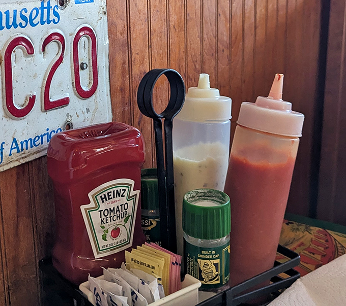 The condiment caddy of champions. These squeeze bottles aren't just containers&mdash;they're the final flavor artists for your perfect seafood creation.