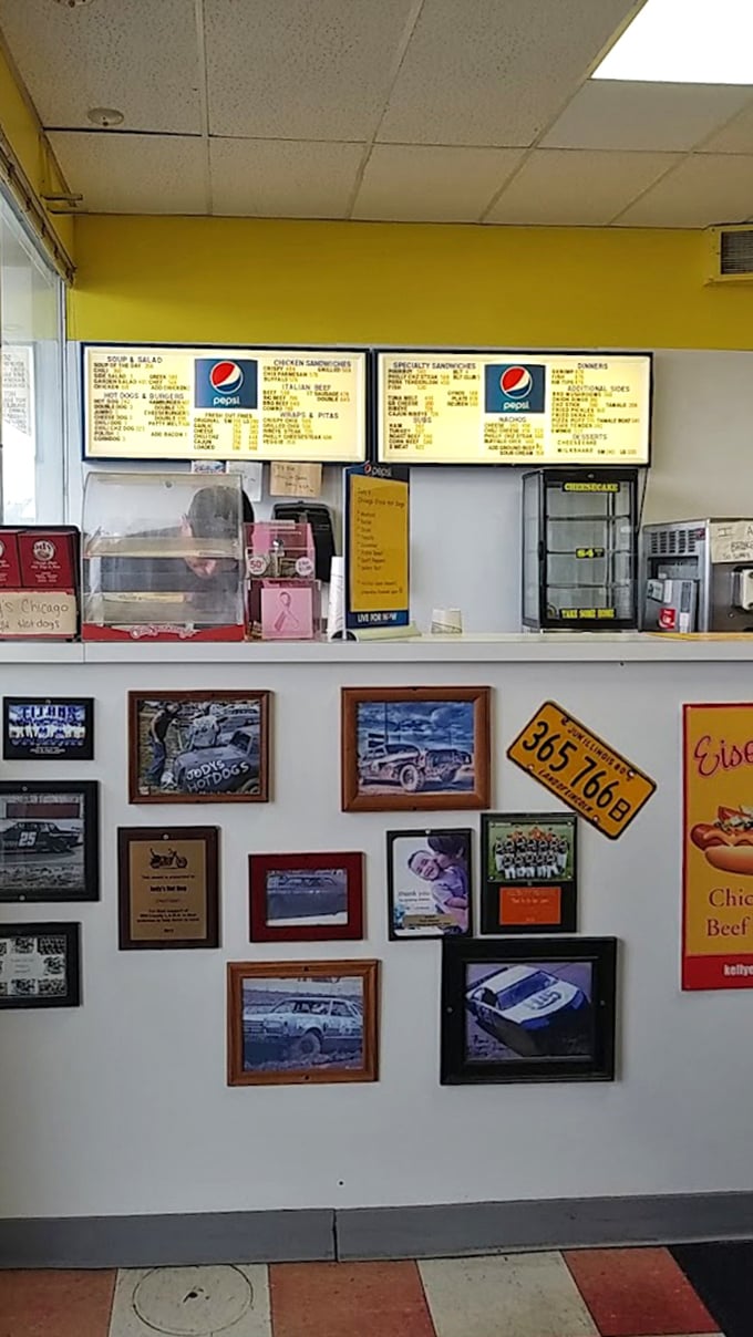 Where the magic happens: the counter where orders are placed and anticipation builds as you scan the menu one last time.