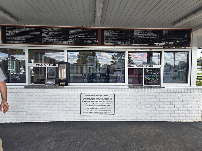 The ordering window&mdash;where dreams are articulated, anticipation builds, and the staff somehow remembers every regular's "usual" with impressive accuracy.