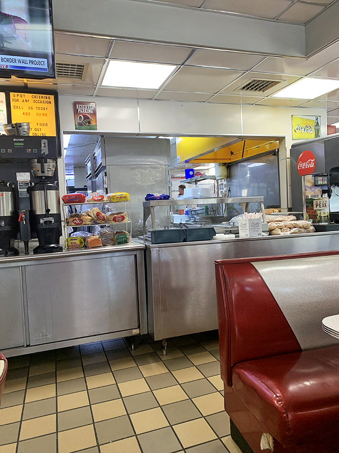 The kitchen pass&mdash;that magical portal where orders go in and comfort food emerges, overseen by cooks who've probably been making the same perfect dishes for decades. 