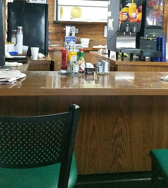 The counter&mdash;where solo diners find community, coffee cups are never empty, and the world's problems are solved one pancake at a time.