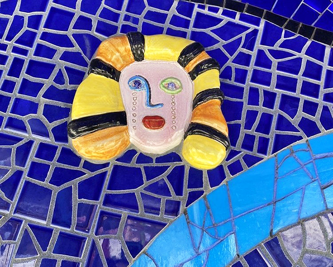 This face seems caught between joy and sorrow, much like how I feel knowing I'll eventually have to leave this extraordinary place.