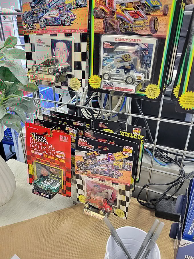 Racing memorabilia that stops collectors in their tracks—these miniature speedsters carry outsized nostalgia for grown-up boys.