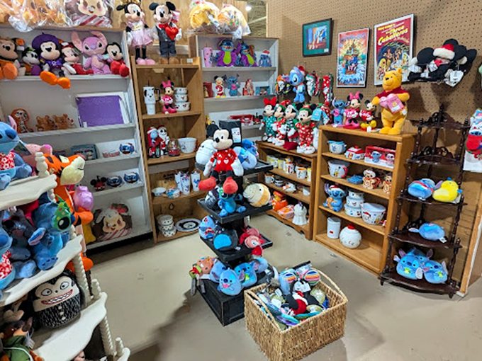 A plush paradise where Mickey, Minnie, and friends create a colorful toy wonderland. This corner of the mall proves that Disney magic never fades, it just becomes collectible.