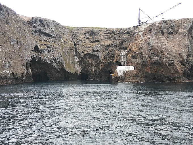 The island's modest dock proves that the best destinations don't need fancy arrival lounges.