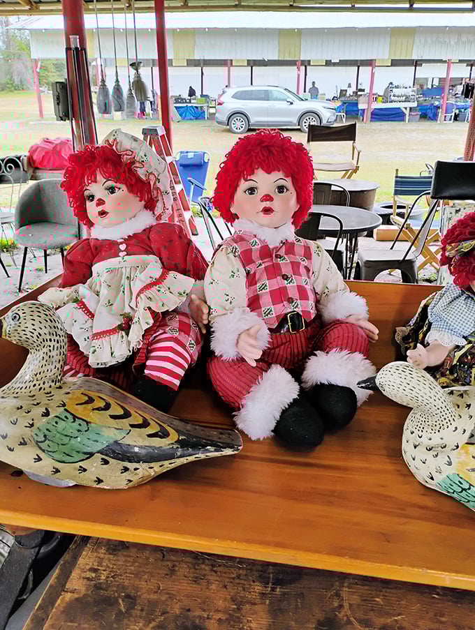 These rosy-cheeked dolls have seen things. Part charming, part "might come alive at midnight," they're waiting for their next chapter in someone's home.