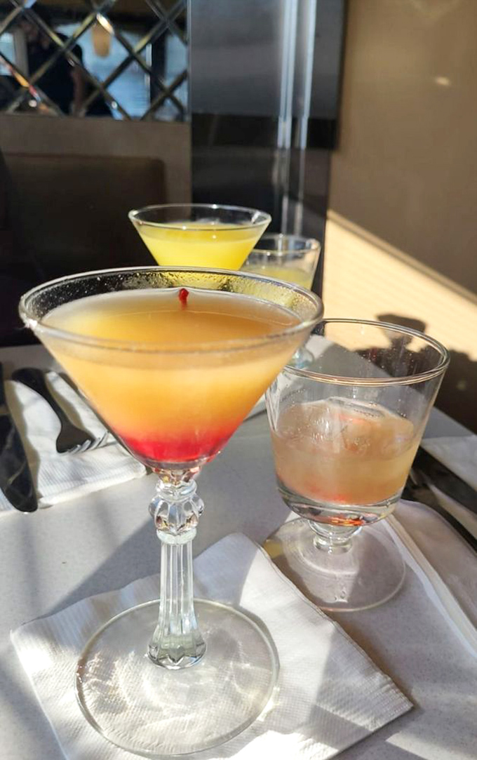 Cocktails that bring a touch of class to diner dining&mdash;because sometimes your pancakes deserve a martini companion.