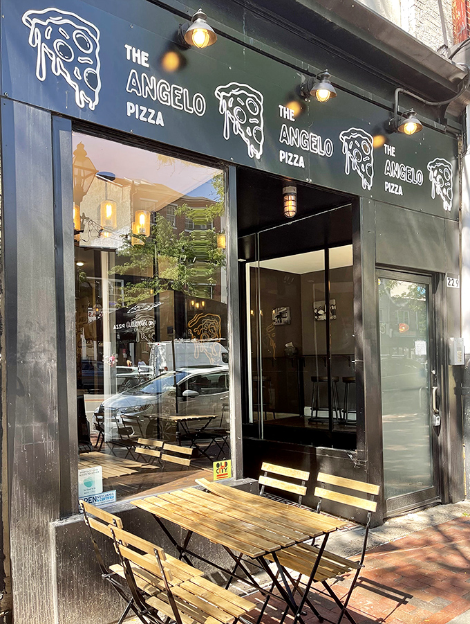 The other Angelo's location sports the same commitment to quality with a slightly different look. Same incredible food, different street.