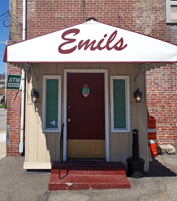 The welcoming entrance promises great things ahead, where every visitor becomes part of the extended Emil's family story.