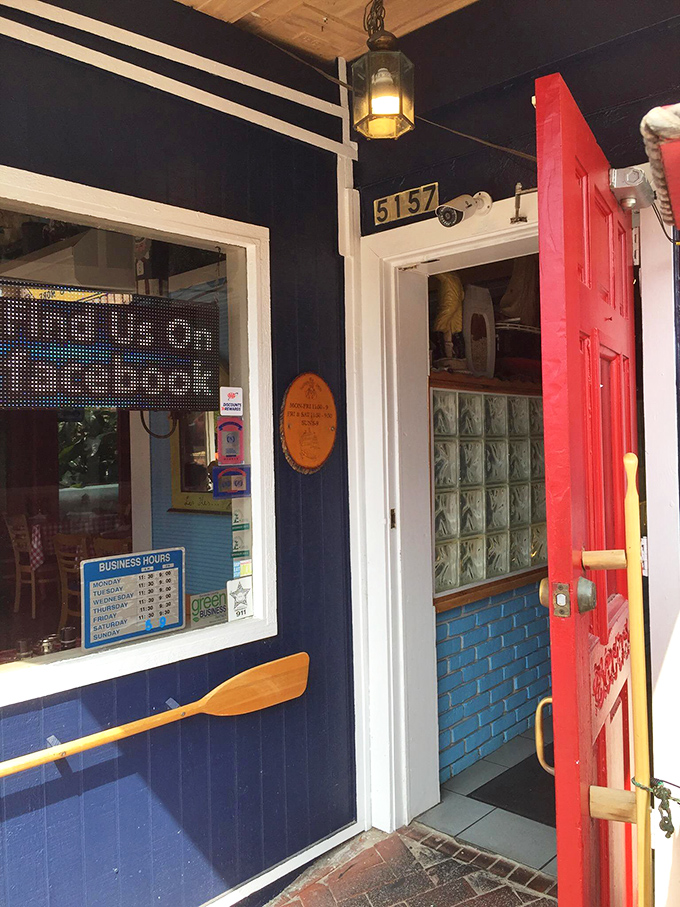 The entrance to your new favorite secret, though you'll struggle to keep it quiet.