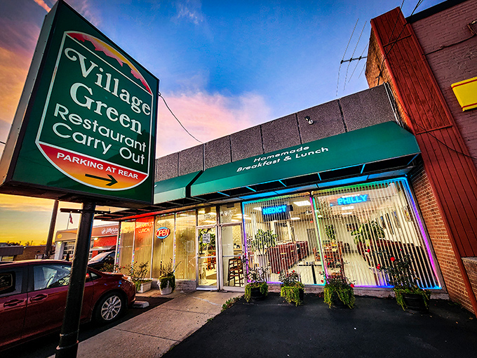 Twilight transforms the humble Village Green into something magical&mdash;like Cinderella's pumpkin, but with better breakfast potential.