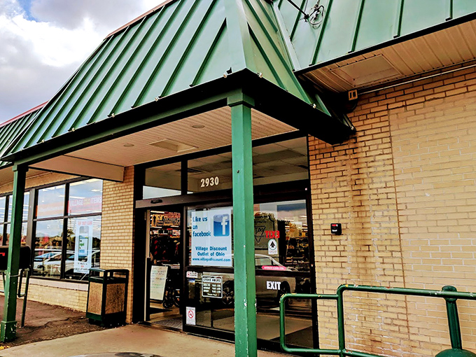 The unassuming entrance&mdash;retail's version of "don't judge a book by its cover"&mdash;invites treasure hunters into a world of possibilities.