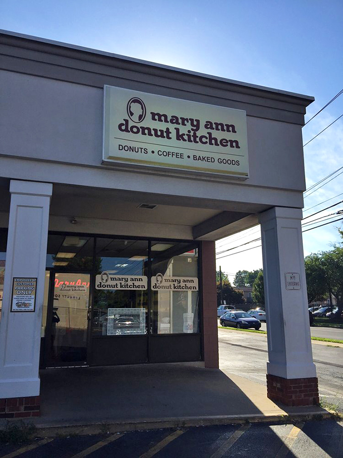 The entrance that's welcomed generations of Allentown residents. Simple, straightforward, and promising something wonderful inside.