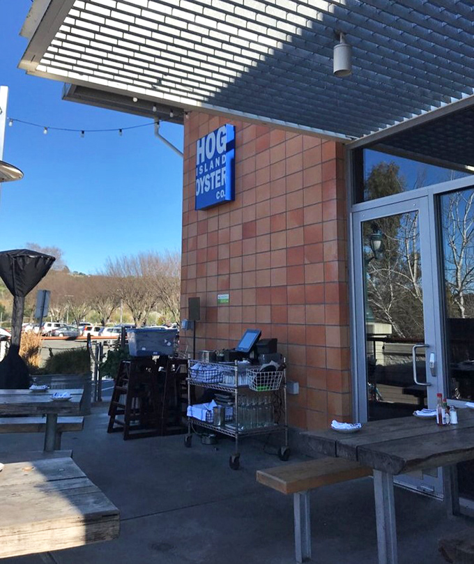 The entrance that whispers "come in" to seafood lovers and shouts it to chowder enthusiasts everywhere.