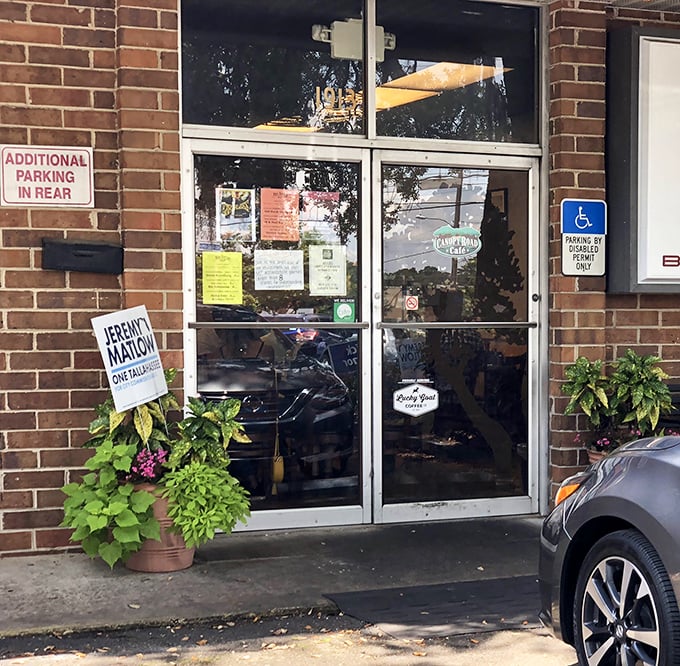 The entrance says "come as you are" but the aromas wafting from inside whisper "leave completely transformed by the power of perfect breakfast."