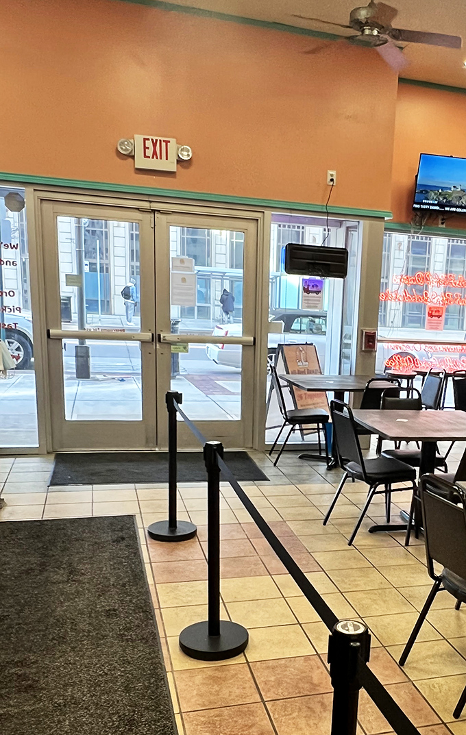 The exit view—where you'll contemplate how soon is too soon to come back. (Spoiler: tomorrow isn't too soon.)