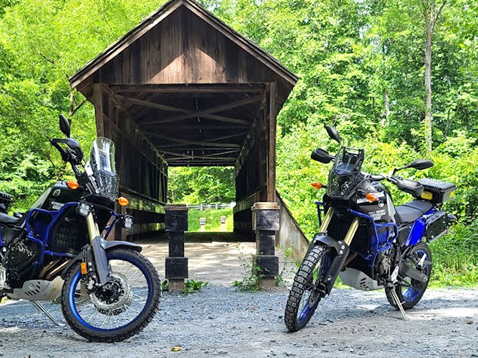 Standing at eye level, you can almost hear the clip-clop of horses that once crossed here. 