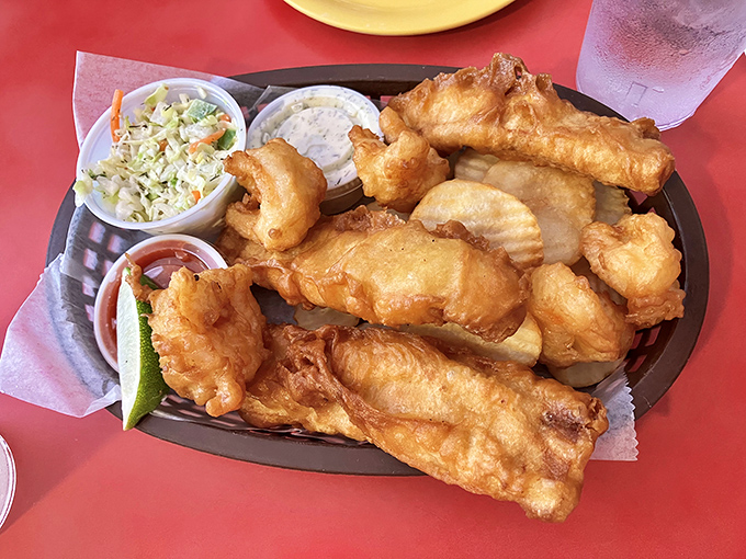 Fish so fresh and batter so crisp, you'll forget fish and chips was ever invented across the pond. The Keys version comes with a side of paradise.