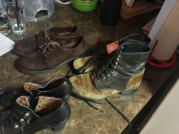 These gently loved shoes have miles of style left in them&mdash;proving one person's castoffs are another's fashion statement.