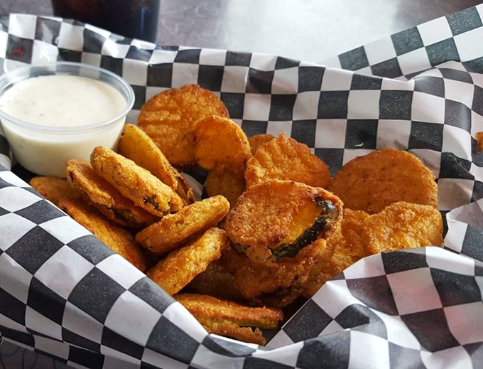 Fried pickles: crunchy, tangy discs of joy that somehow make the perfect prelude to whatever main course you've ordered.