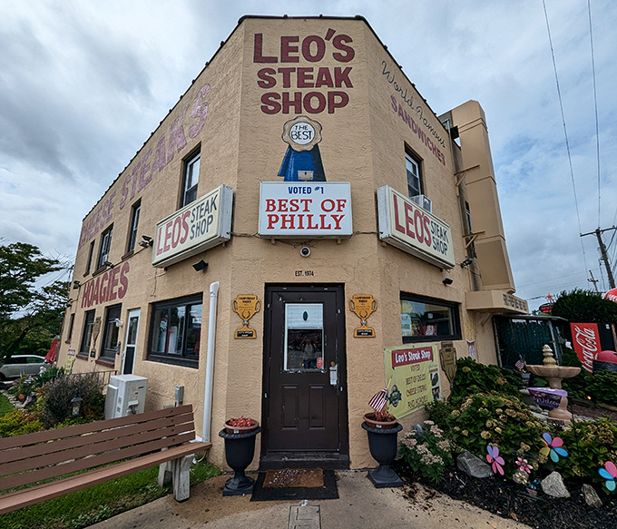 The corner landmark that's earned its "Voted #1" bragging rights, a stucco sanctuary of sandwich excellence that's worth the pilgrimage to Folcroft.