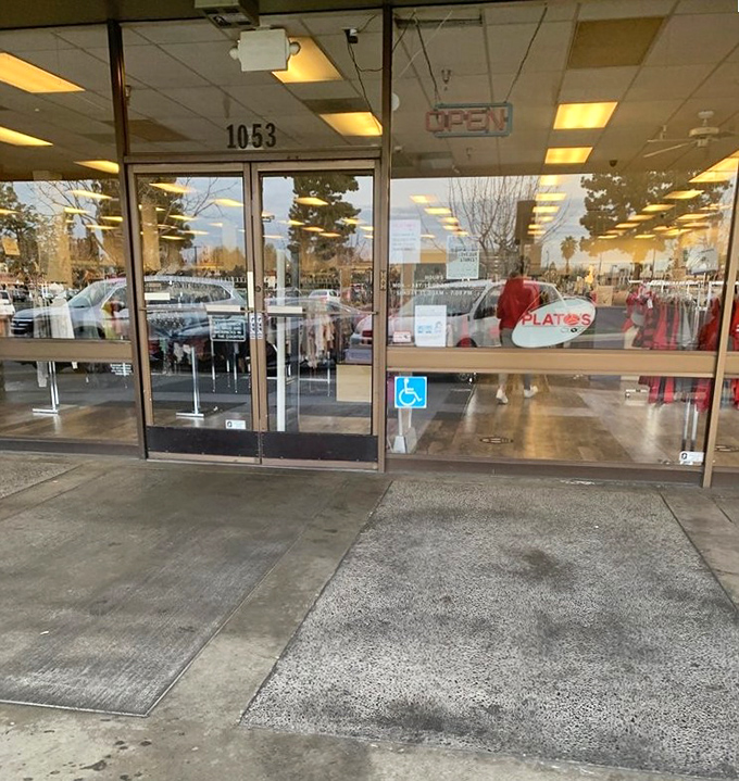 The entrance to fashion nirvana: where wallet anxiety dissolves and style possibilities multiply faster than your social media notifications.