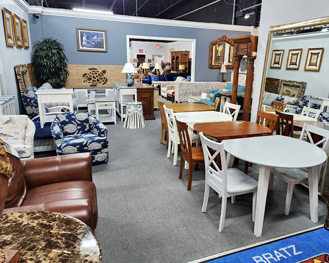 This coastal-themed display could furnish the beach house you've been promising yourself&mdash;all arranged so perfectly it makes impulse buying seem completely rational.