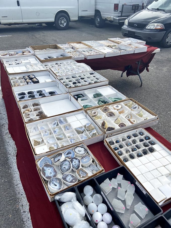 Nature's jewelry box spread out under the Pennsylvania sky. Each stone tells a story from deep within the earth.