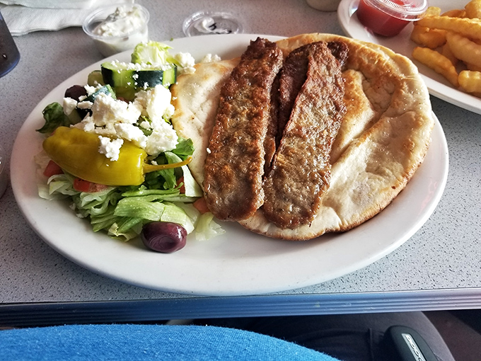 A Greek gyro platter that proves Joe's isn't just about breakfast &ndash; it's an all-day affair worth clearing your schedule for.