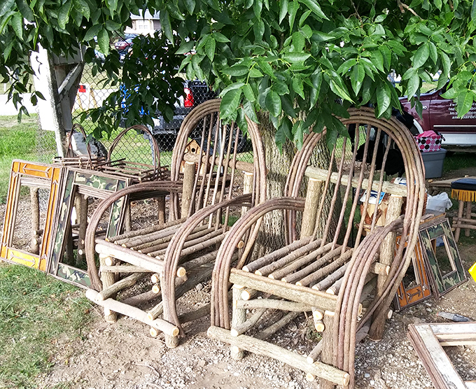 Rustic twig furniture that brings the forest indoors, handcrafted with the kind of patience modern manufacturing has long forgotten.