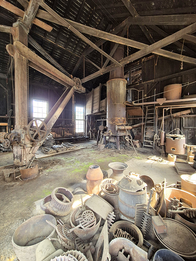 Industrial archaeology at its finest&mdash;this workshop contains tools and techniques that built America, preserved as if the workers just stepped out for lunch.