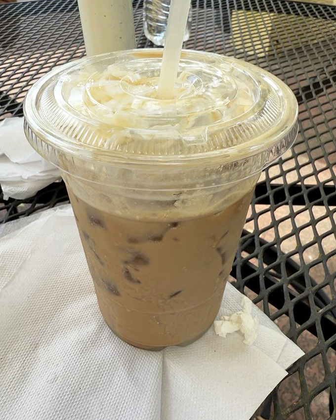 Coffee alchemy at its finest! This iced latte provides the perfect caffeine companion to help you rationalize "just one more pastry."
