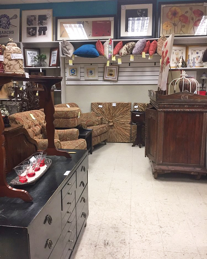 The furniture department&mdash;where sofas with good bones and cabinets with stories to tell wait for their second chance at making a house a home.