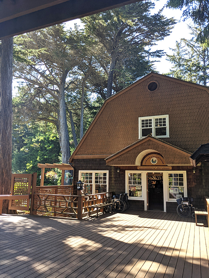 Not just a gift shop&mdash;this charming building houses stories and souvenirs that let you take a piece of Shore Acres home.
