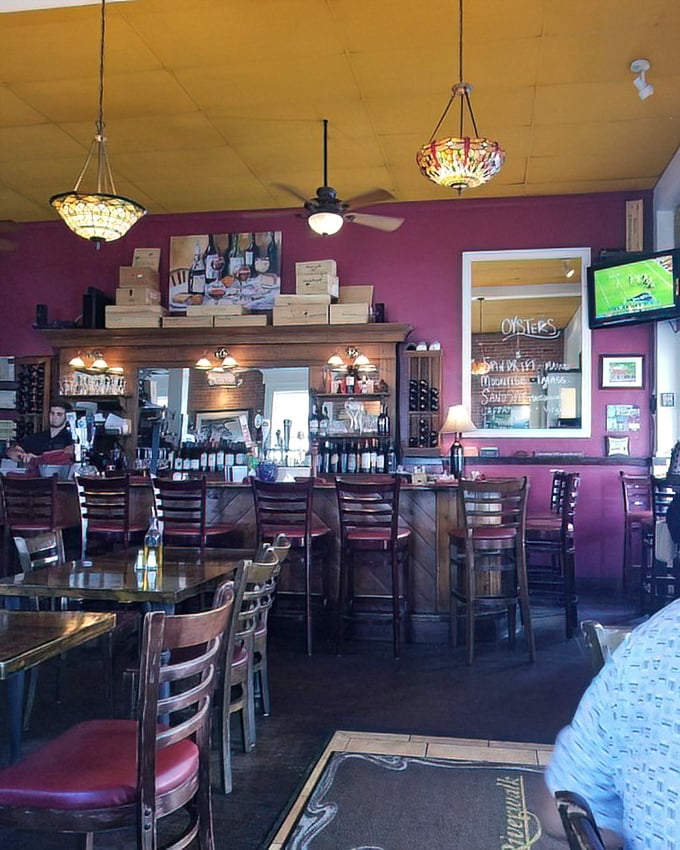 The dining room buzzes with anticipation, each table a stage where seafood takes its well-deserved starring role.